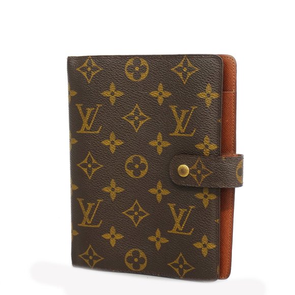 Louis Vuitton | Other | Auth Louis Vuitton Notebook Cover Monogram ...